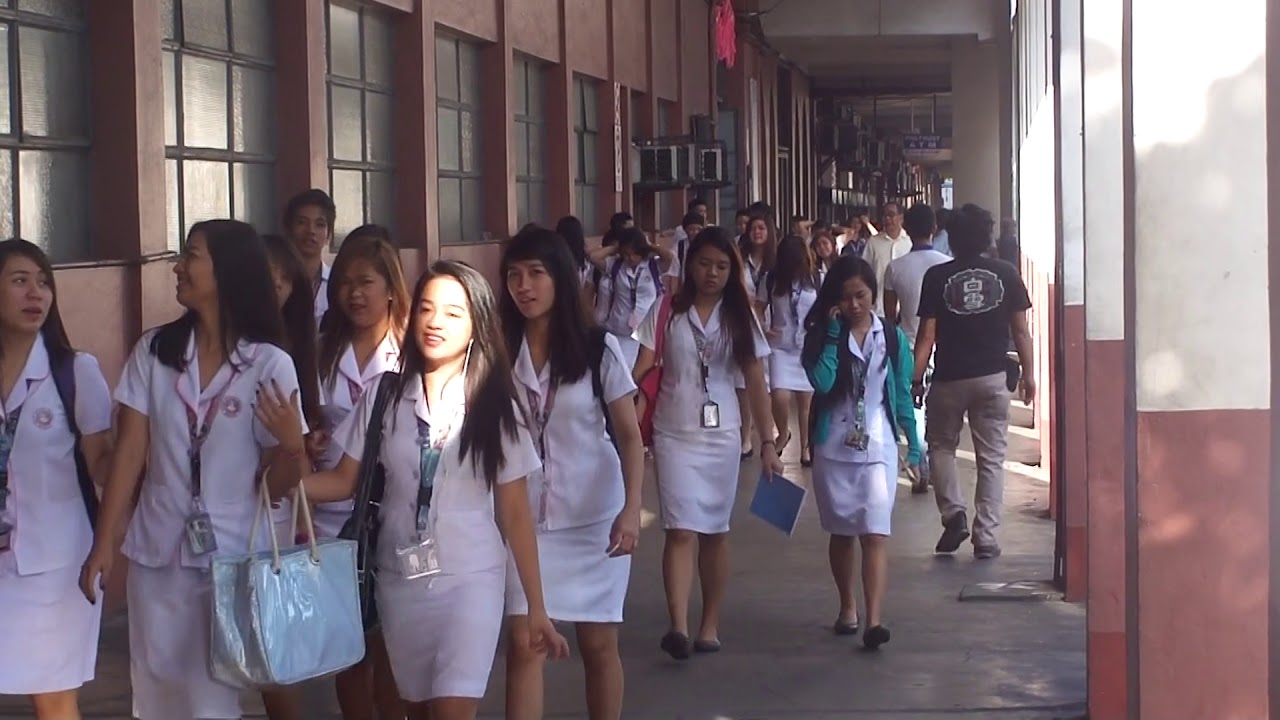 File footage - Student crowd, University Belt (CEU, Mendiola, Manila ...