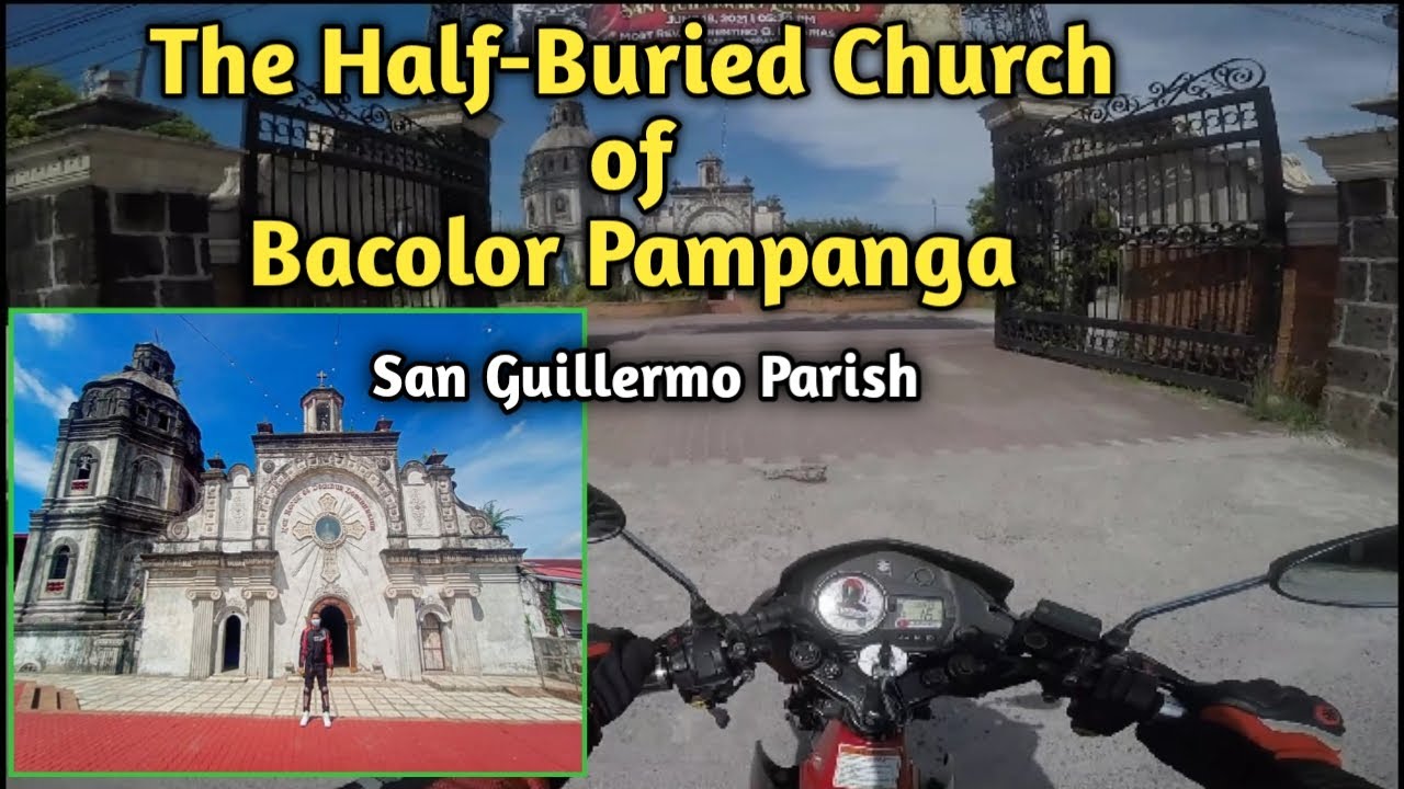 The Half-Buried Parish Church | Bacolor Pampanga - YouTube