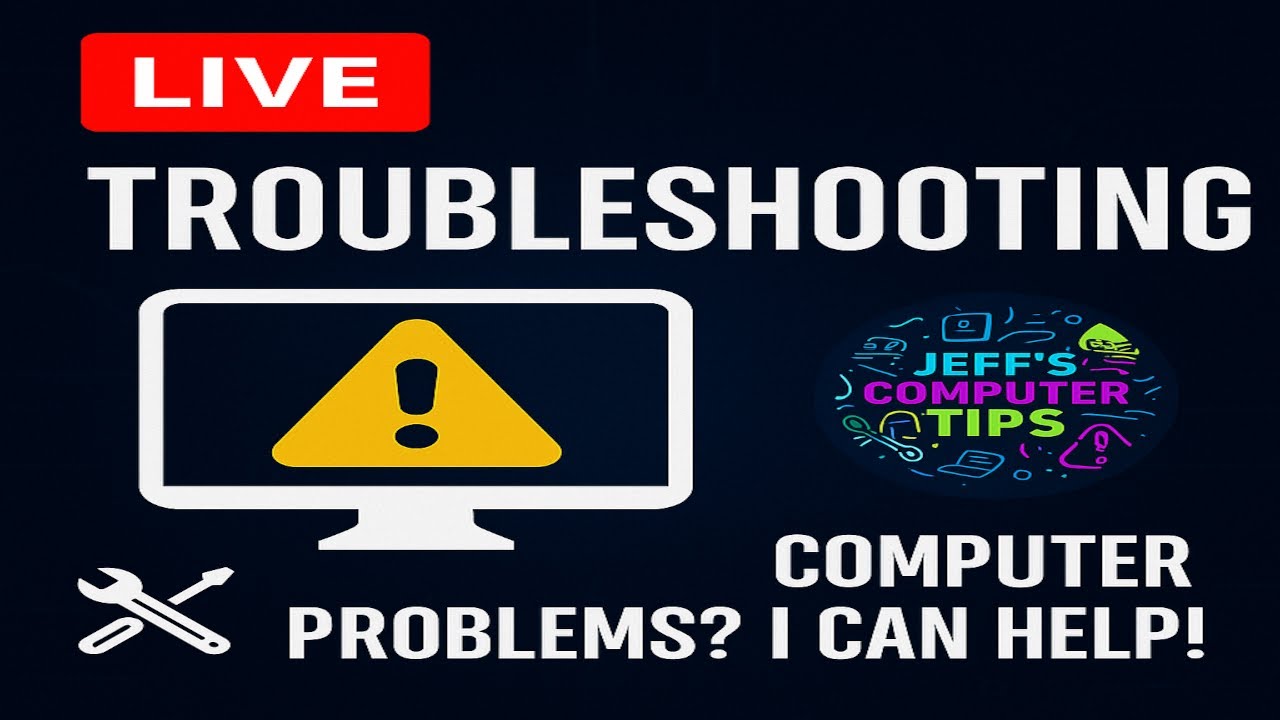 Live Tech Support – I Fix Your Computer Problems! (Day 14) - YouTube