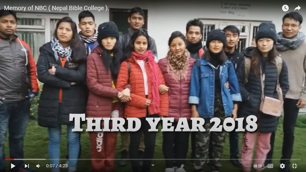 Memory of NBC ( Nepal Bible College ). - YouTube
