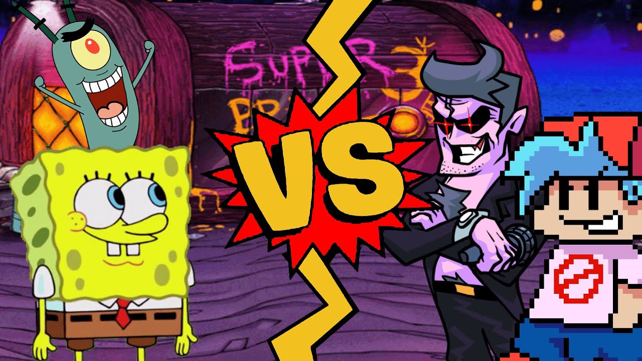 M.U.G.E.N. Battles | SpongeBob/Plankton vs Boyfriend/Daddy Dearest ...