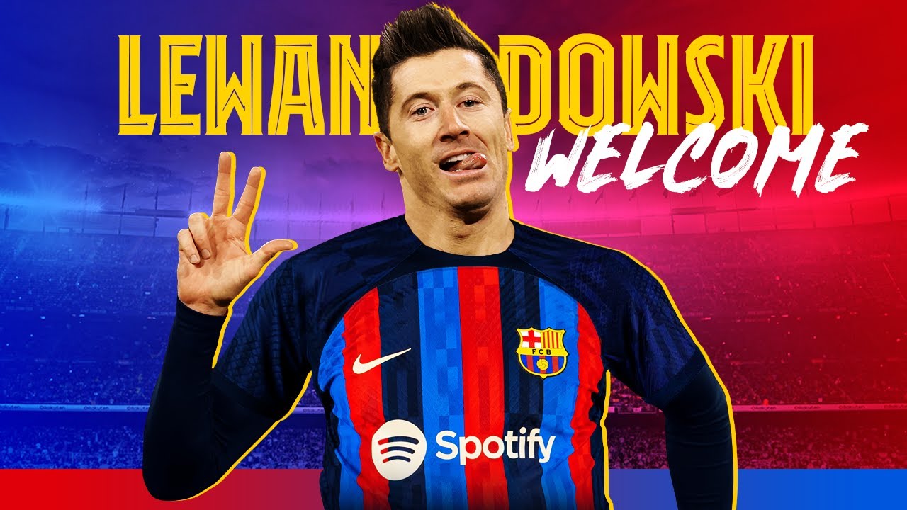 ROBERT LEWANDOWSKI SIGNS FOR BARCELONA! - YouTube