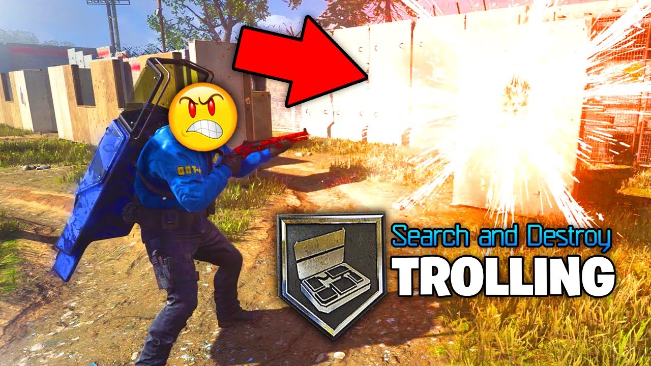 RIOT SHIELD + FIRE SHOTGUN = RAGE Reactions! (Modern Warfare SnD ...