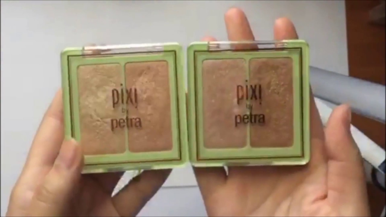 PIXI GOSSAMER HIGHLIGHTER DUOS REVIEW l New Pixi Highlighters - YouTube