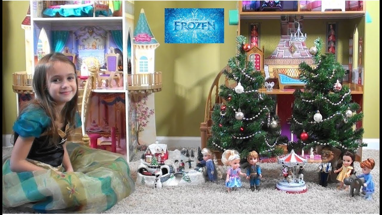 Princess Story: Frozen Princess Anna and Queen Elsa Christmas ...