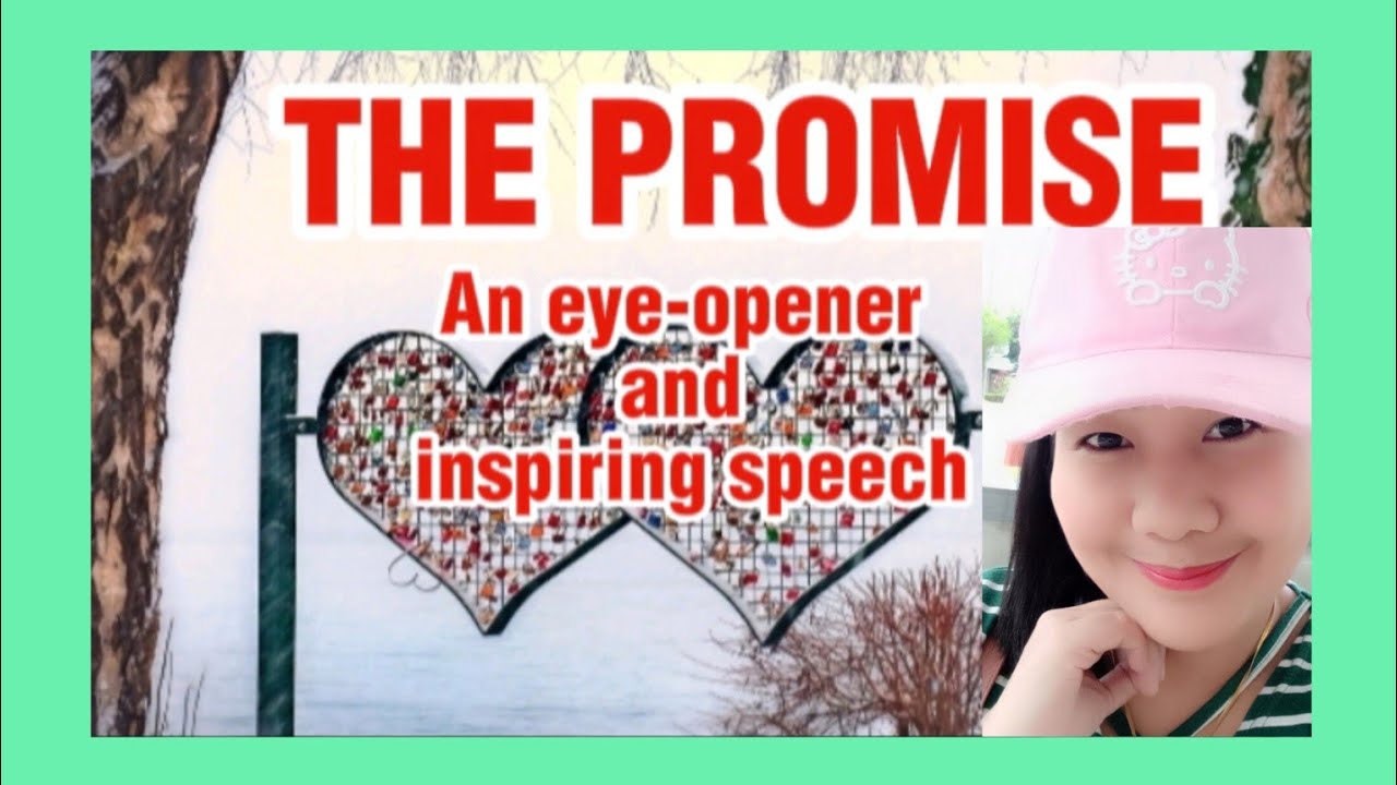 THE PROMISE 😍An eye-opener and inspiring Speech 😍😍 - YouTube