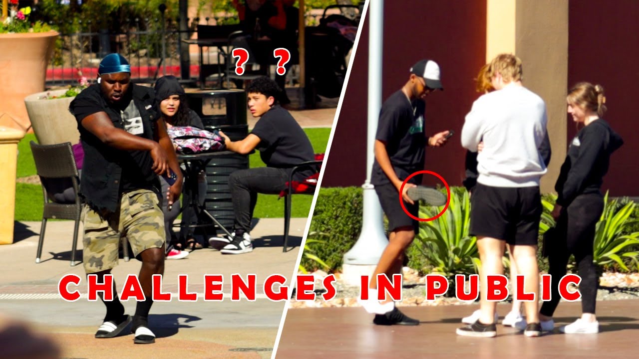 EXTREME CHALLENGES IN PUBLIC GONE WRONG! || WE GOT KICKED OUT - YouTube