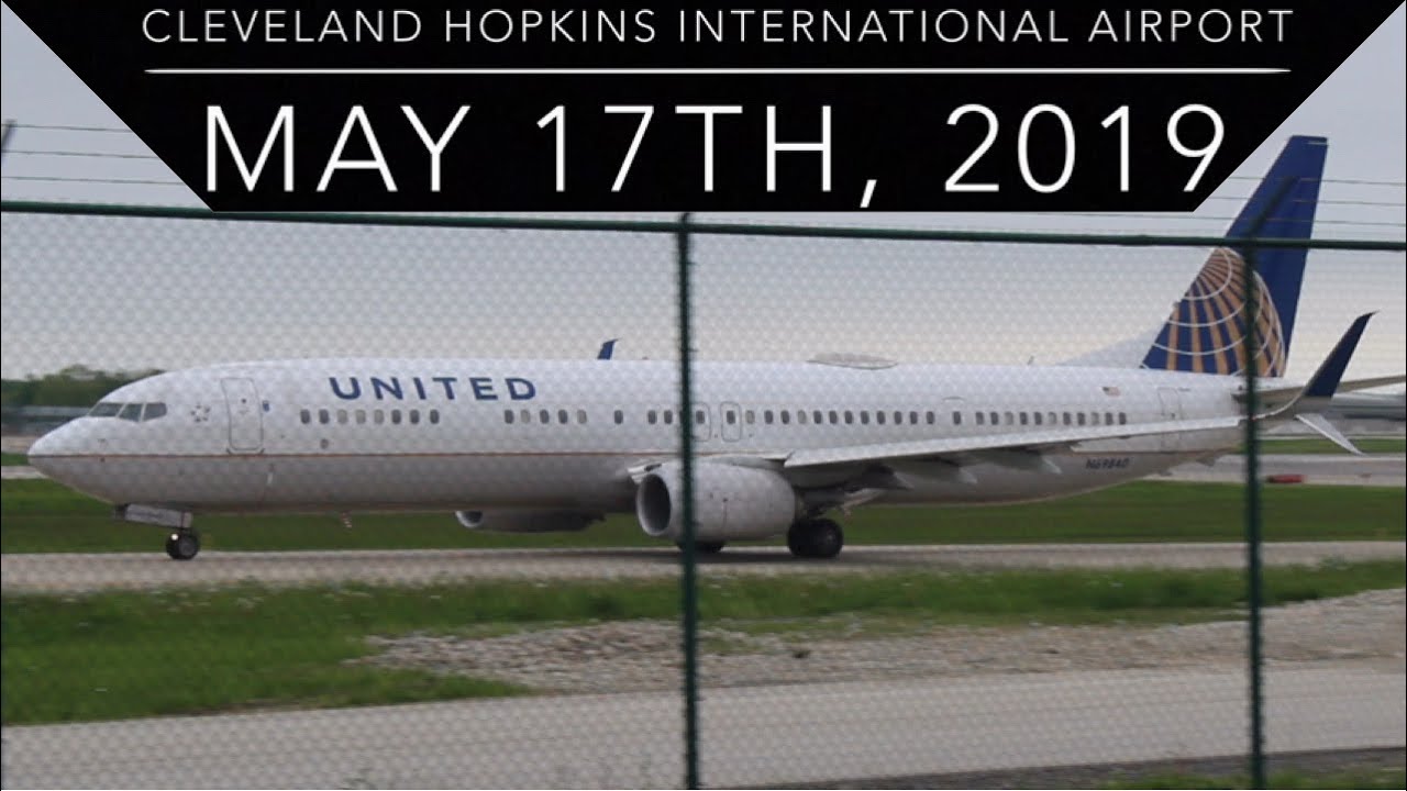 Rejected United 737-900 Takeoff! | Cleveland Hopkins Plane Spotting ...