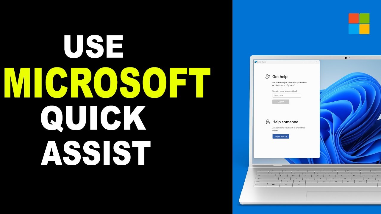 How to Use Microsoft Quick Assist in PC Windows - YouTube