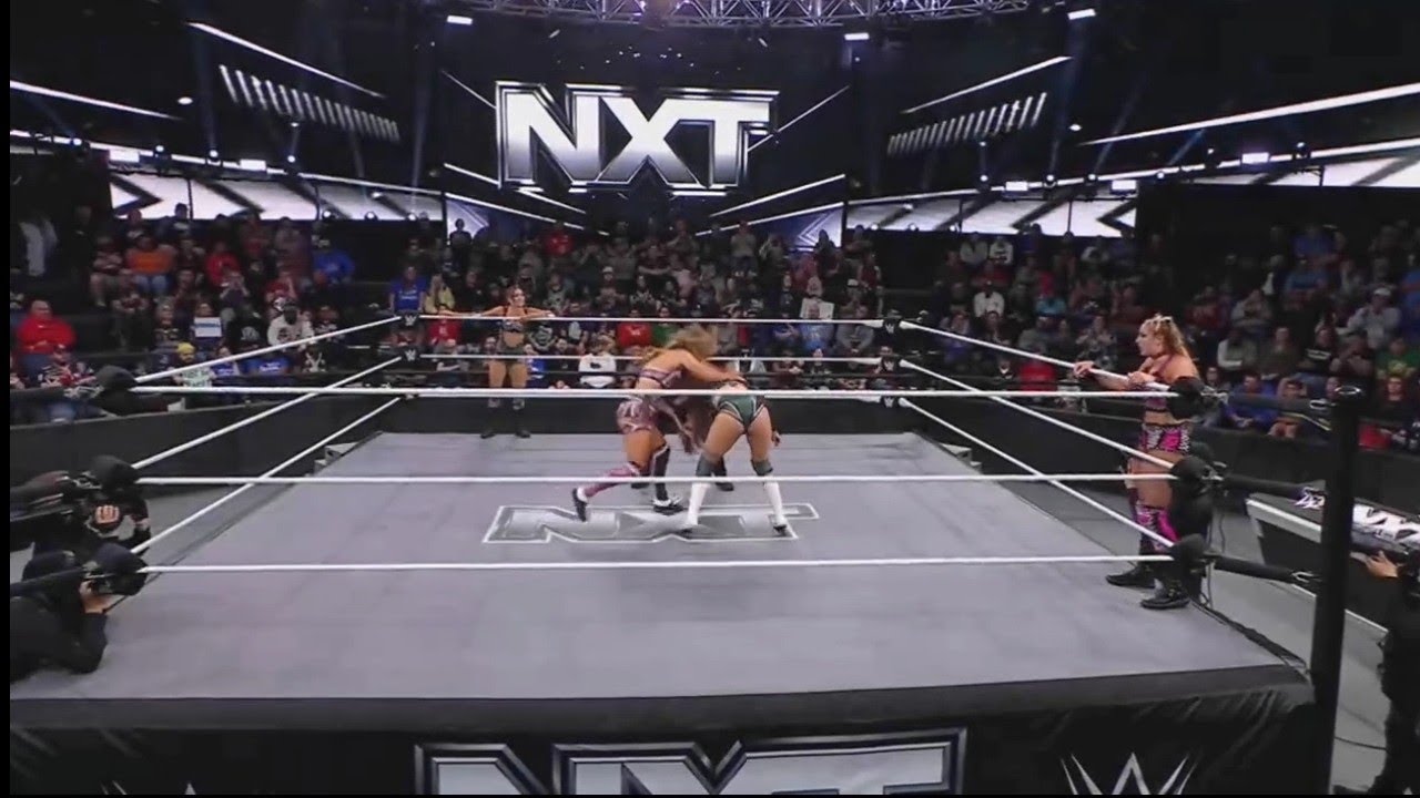 Fatal Influence Vs Kendal Grey & Wren Sinclair - WWE NXT 16/12/2025 (En ...