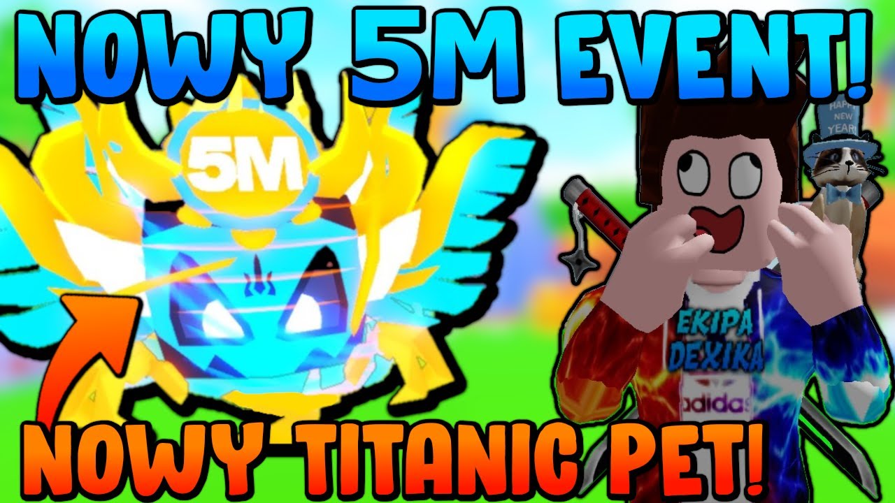 Nowy MEGA 5M Event w Chest Simulator Roblox! *Nowy Titanic Pet!* + Kody ...