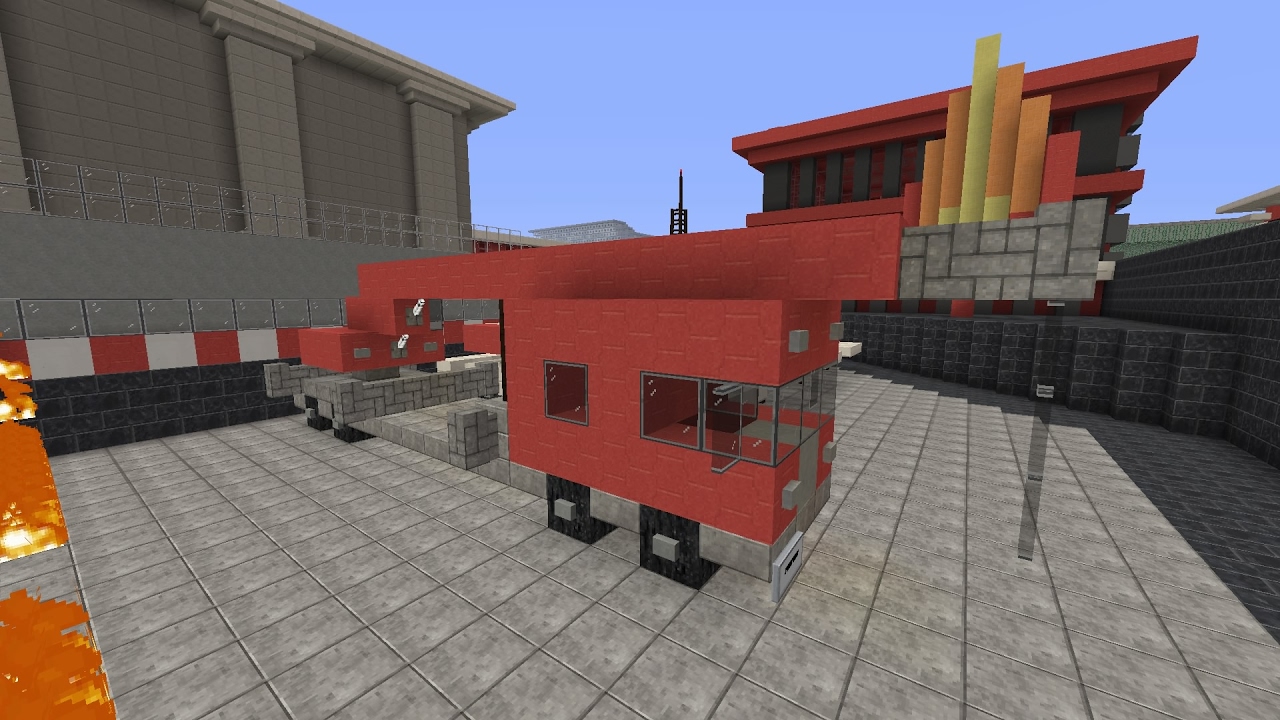 Feuerwehrauto in Minecraft - YouTube
