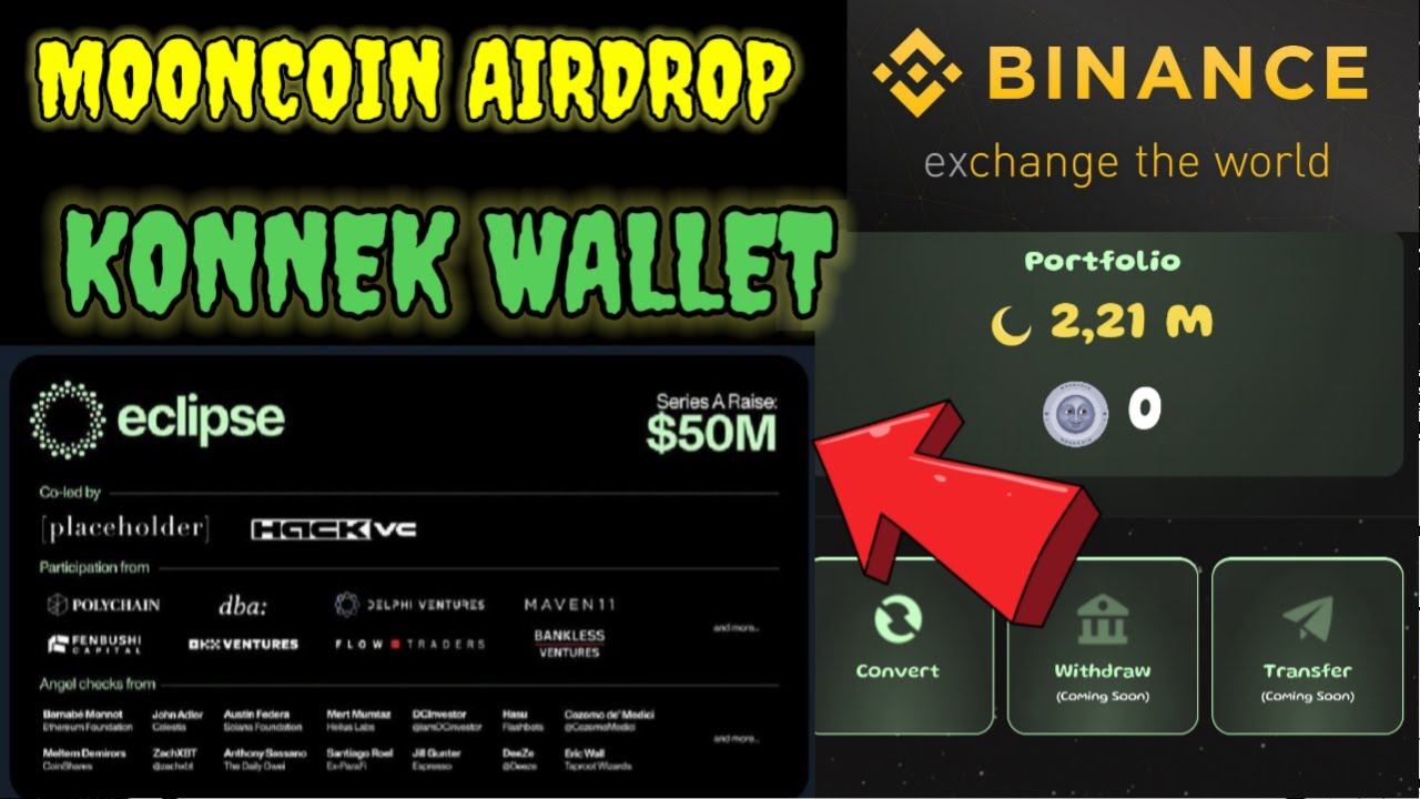 AIRDROP FUNDING 50 JUTA DOLLAR MOONCOIN TUTORIAL GARAP DAN KONNEK ...