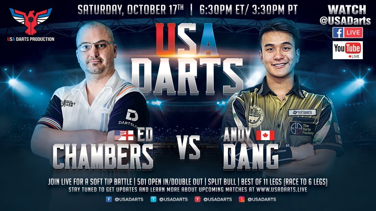Ed Chambers vs. Andy Dang | USA Darts Live Stream | Full Match - YouTube