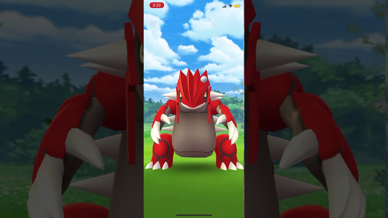 Catching First Ever Groudon in Pokémon Go!!! (Critical Catch) - YouTube