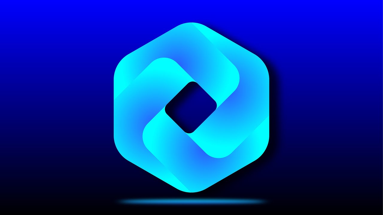 How to make a polygon Logo | Illustrator logo design tutorial| NTVQF ...