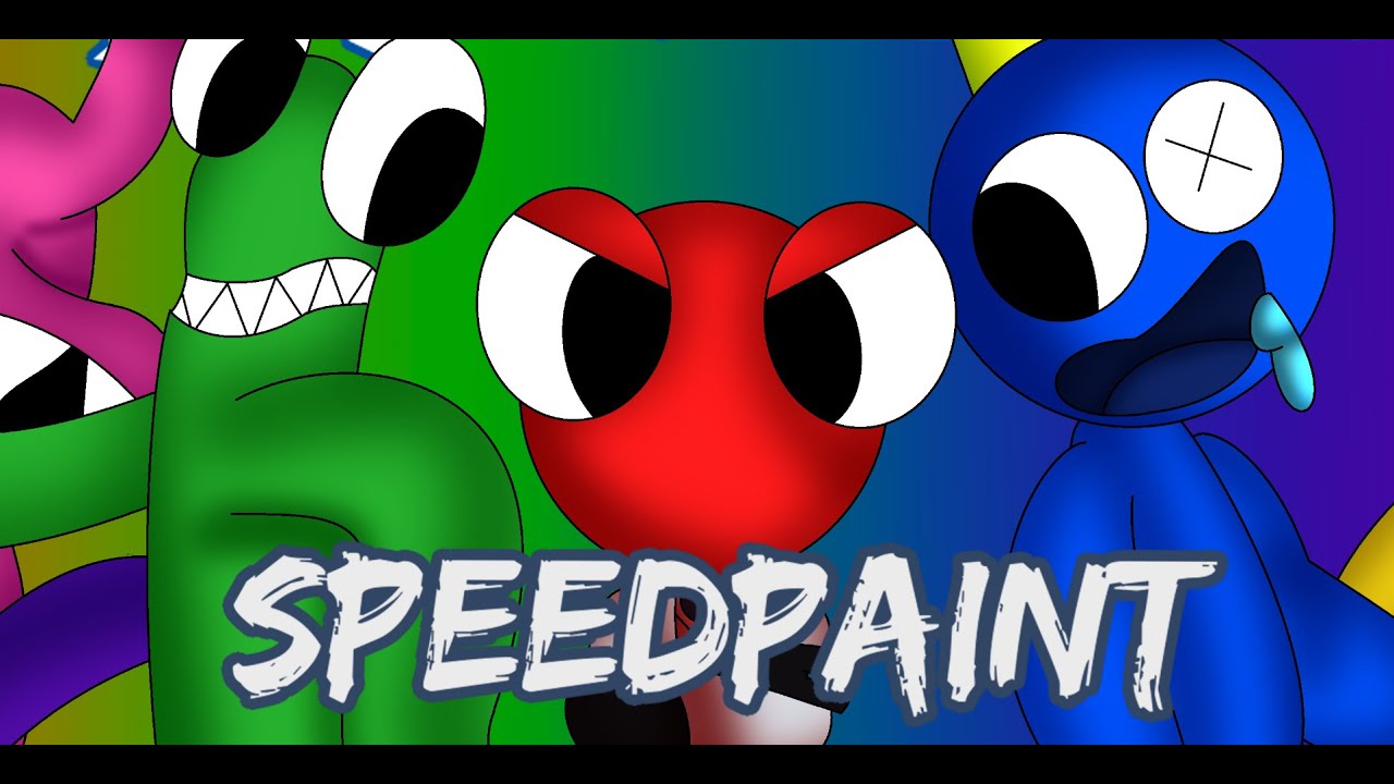 Rainbow Friends Speedpaint: Happy Holidays! - YouTube