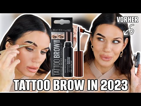 WIEDER VIRAL?! 🧐MAYBELLINE TATT0O BROW IN 2023 I Review mit aktuellen BROW TRENDS I Tahmina Savci