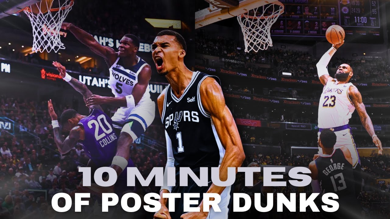 10 mins of the most INSANE poster dunks this season🔥 - YouTube