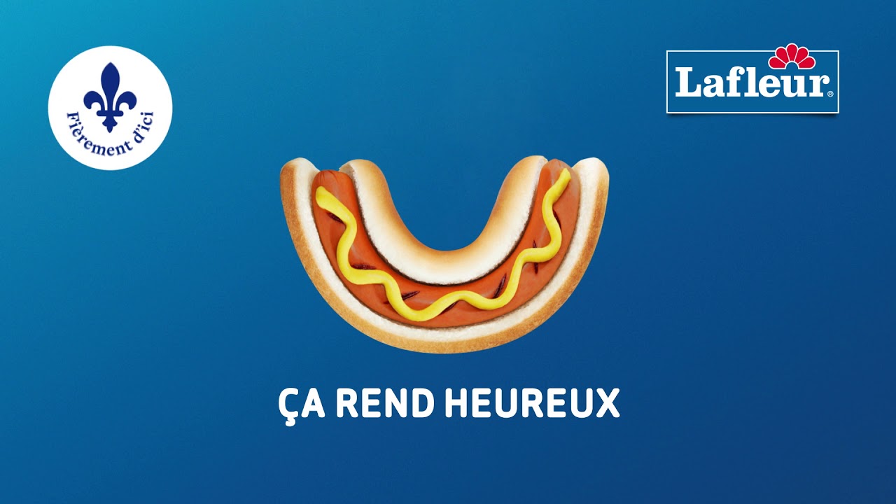 Un hot-dog Lafleur, ça rend heureux ! - YouTube