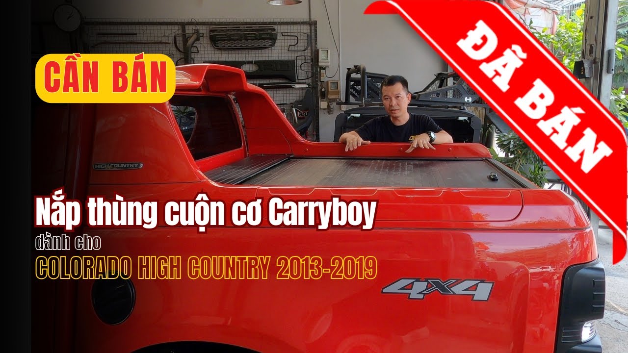 Thanh lý nắp thùng cuộn cơ Carryboy cho COLORADO HIGH COUNTRY tại DNL Auto - YouTube