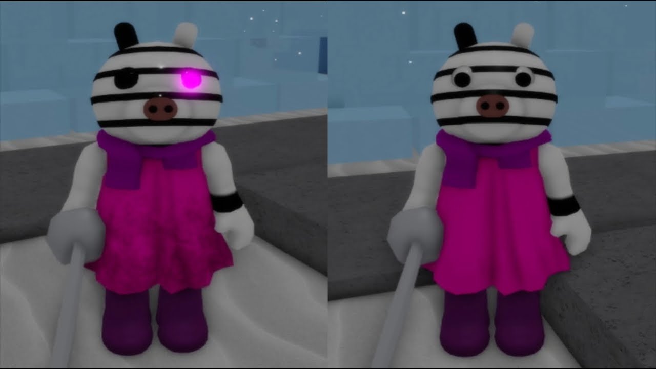Zuzy Infected vs Non Infected Jumpscare - Roblox Piggy RP - YouTube