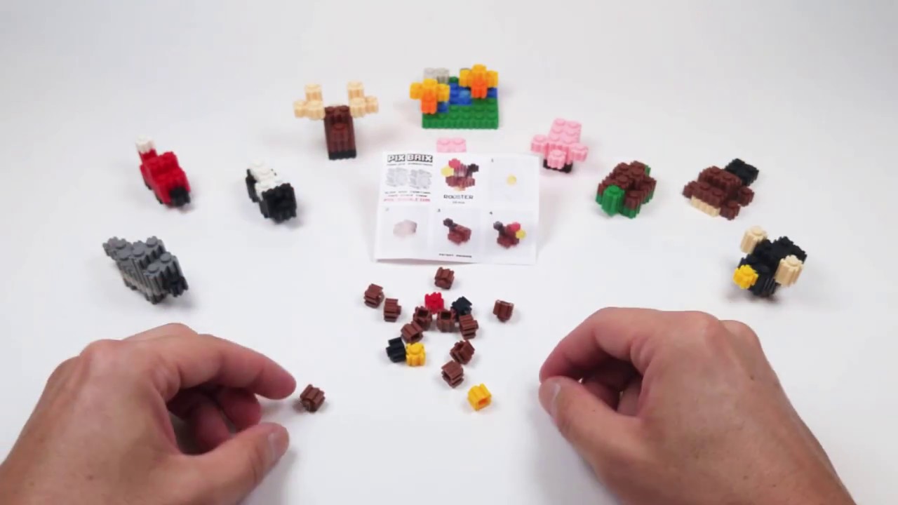 Pix-Brix Rooster - YouTube