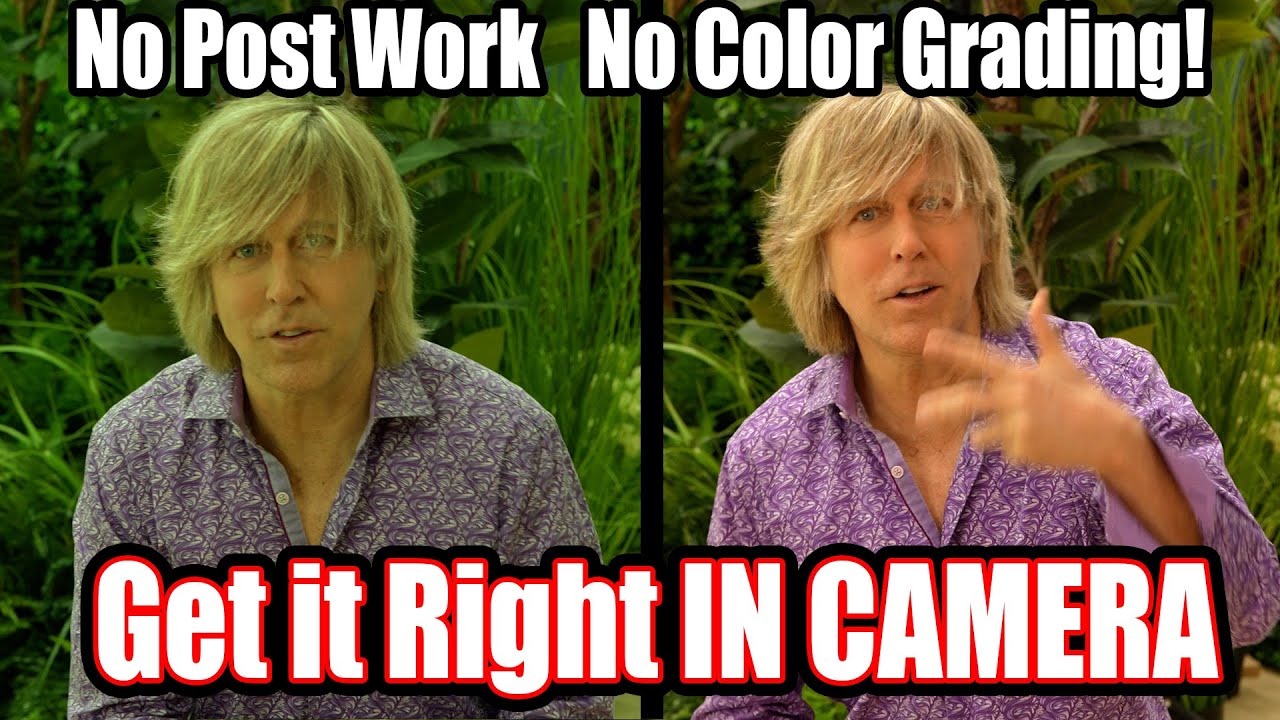 White Balance in SECONDS for video and photography proper color ...