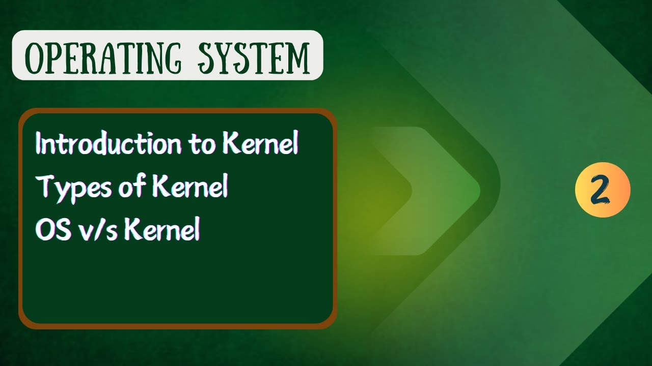 Operating System || Kernel and Operating System || Revision - YouTube