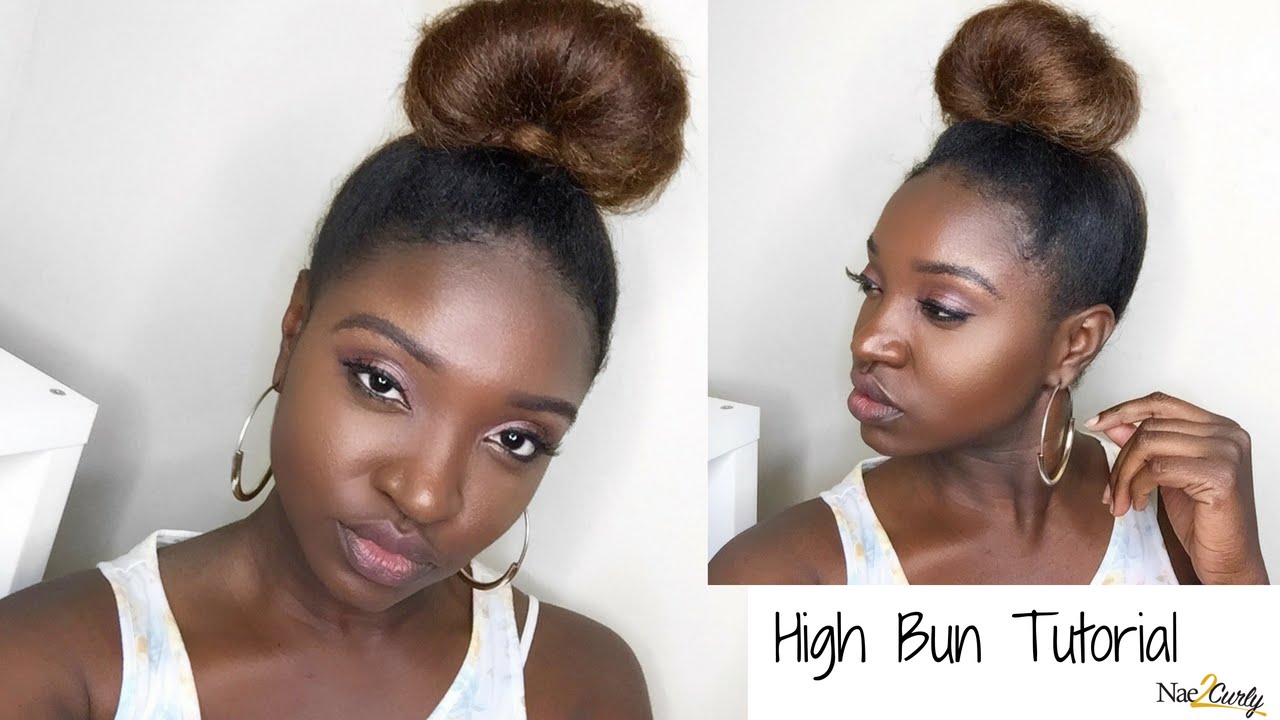 High Bun Tutorial | Straight Hair - YouTube
