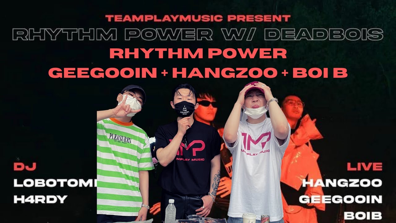 Rhythm Power Boys HANGZOO, geegooin + Boi B Rap Live in the Booth. w ...