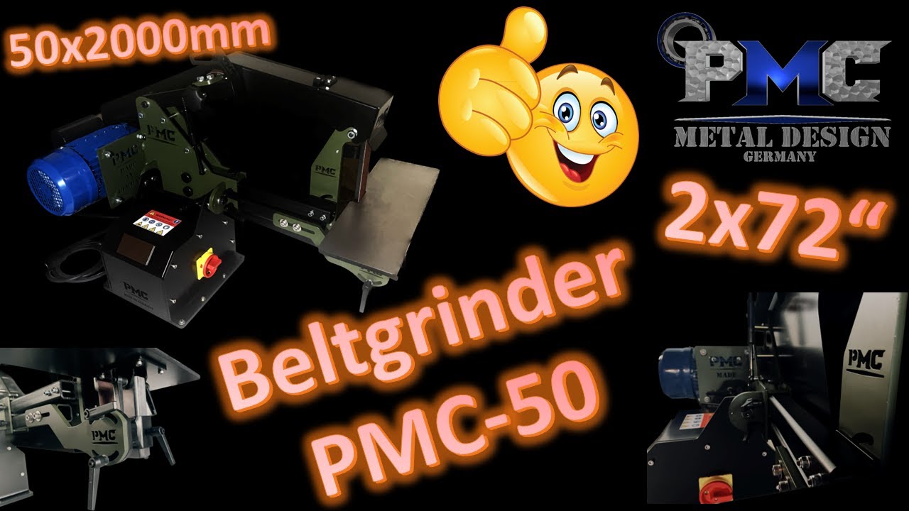 Bandschleifer PMC-50 | PMC-Design - YouTube