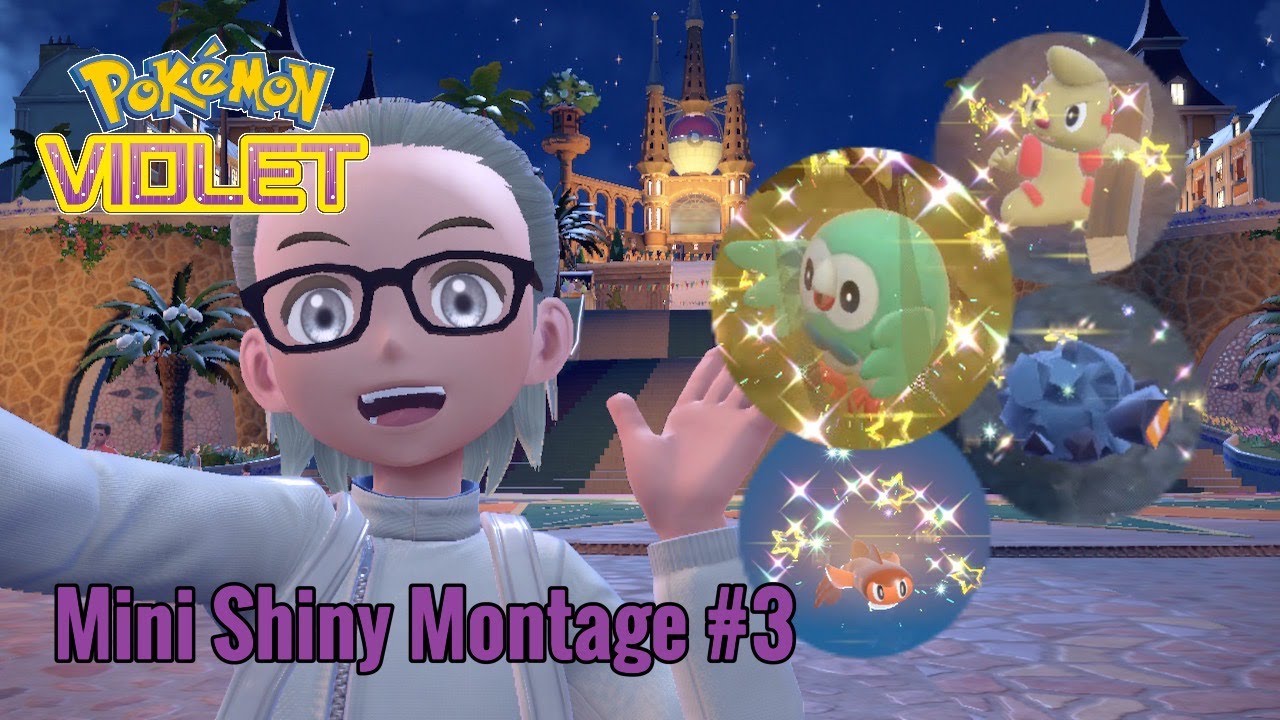 Mini Shiny Pokémon Montage - Pokémon Violet #3 - YouTube