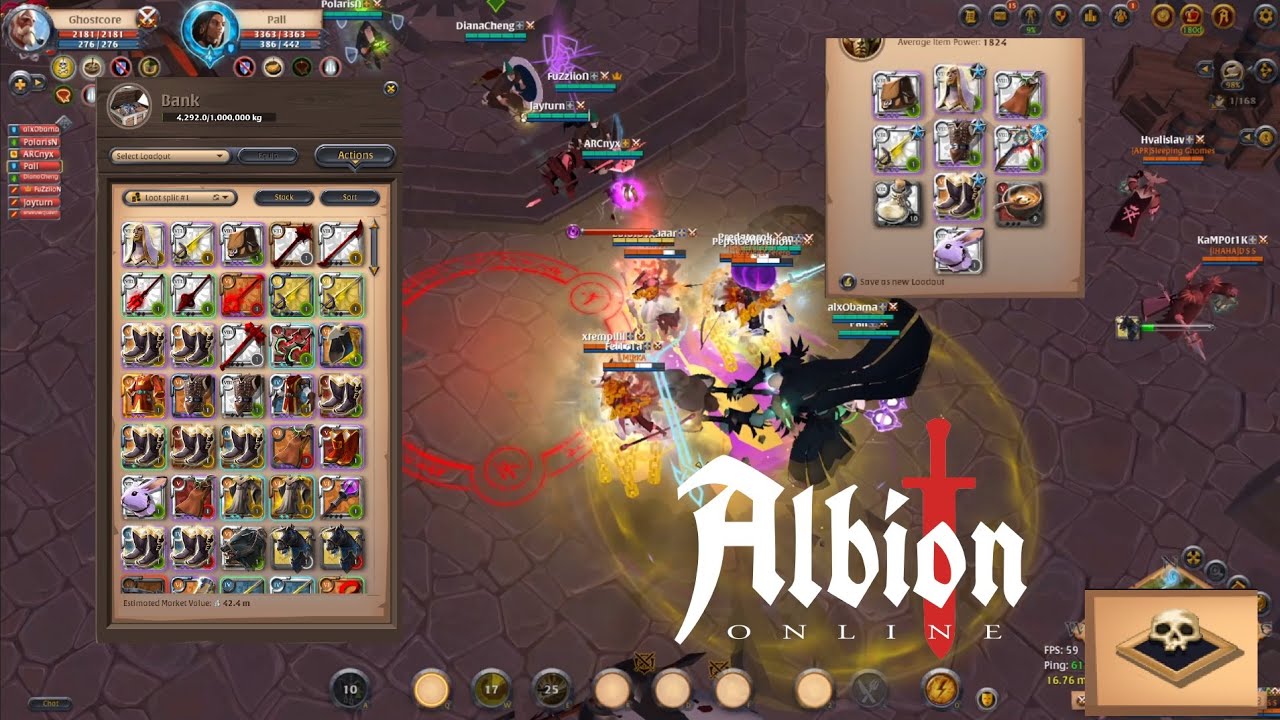 Diving Static Dungeons and Terrys 40M+ | Albion Online - YouTube