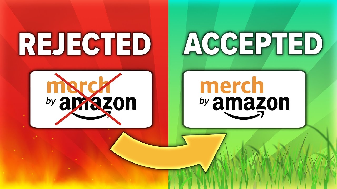Keep Getting REJECTED by Amazon Merch? TRY THIS! - YouTube