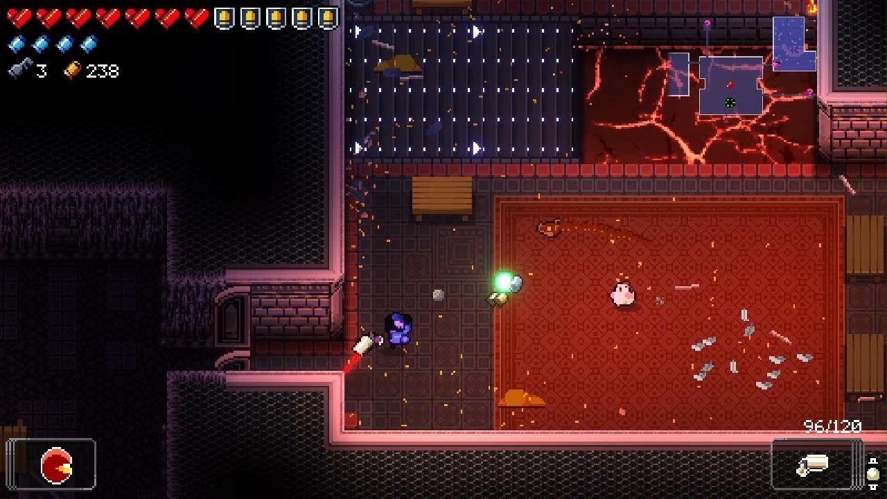 Enter the Gungeon - 3 Brown Chest In Secret Room - YouTube