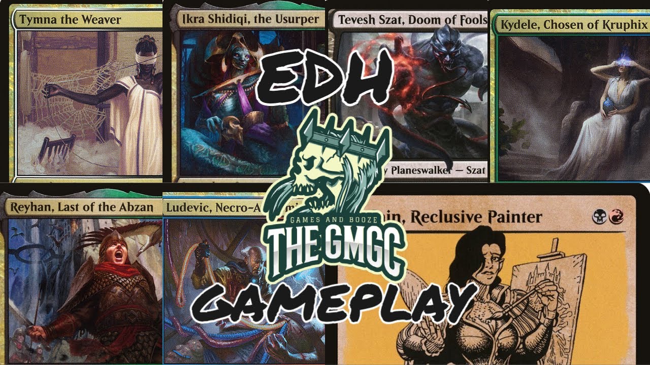 4 player EDH game play. Tymna and Ikra vs Tevesh and Kydeli vs Reyhan ...