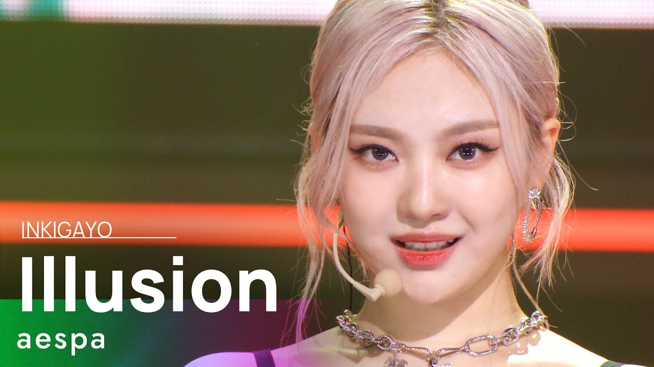 aespa(에스파) - Illusion(도깨비불) @인기가요 inkigayo 20220724 - YouTube Music