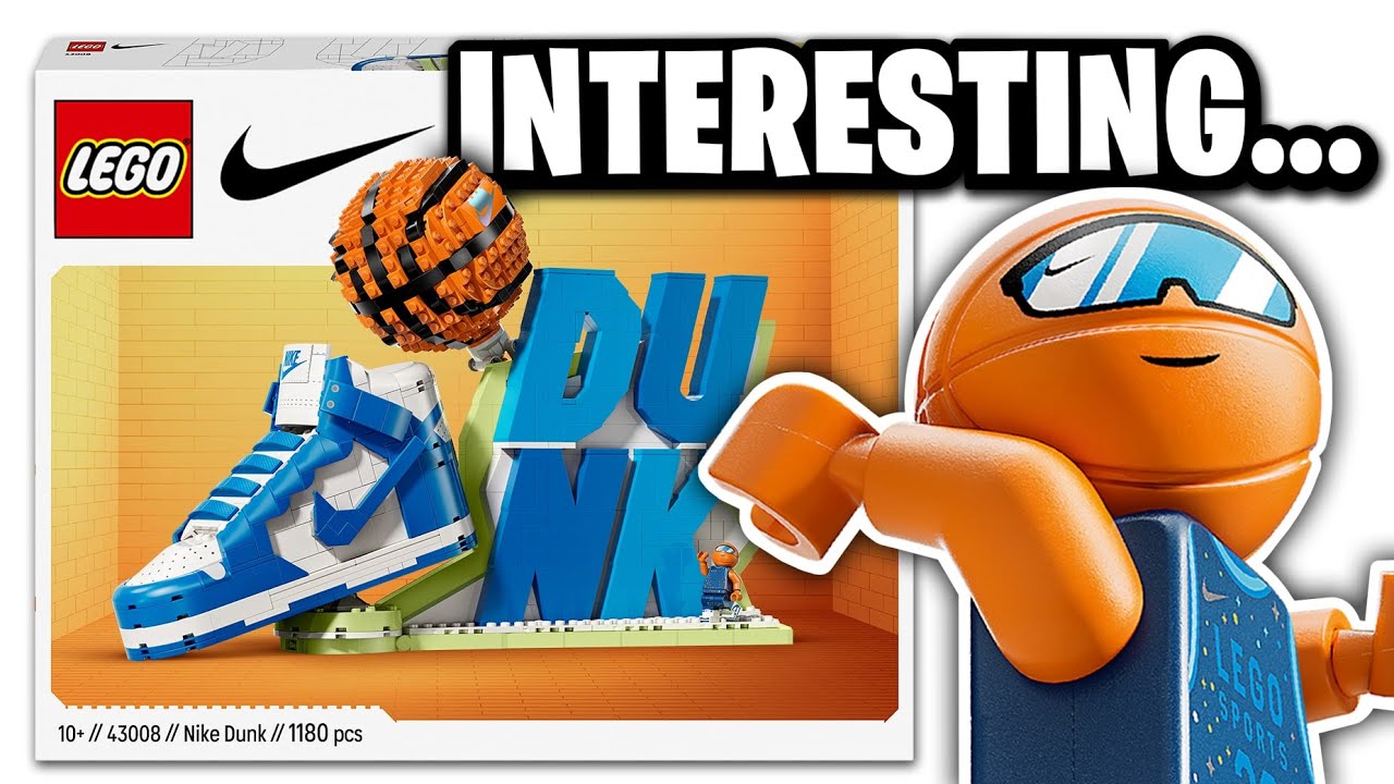 LEGO Nike Dunk Logo & Sneaker OFFICIALLY Revealed - YouTube