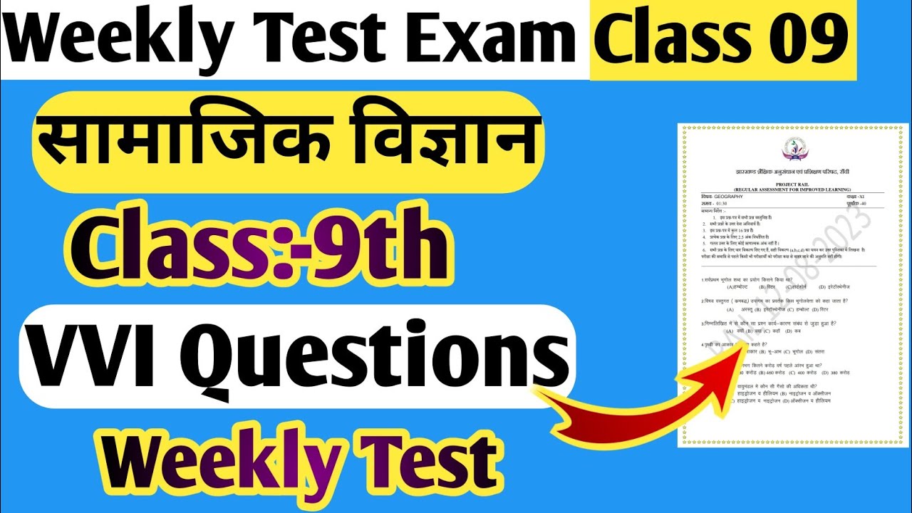 Class 9th Social Science VVI Objective Questions | Social Science ...