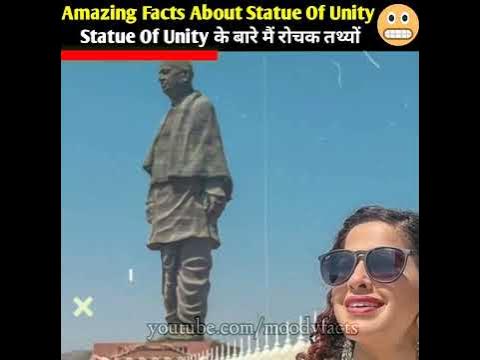 Amazing Facts About Statue Of Unity😱//Statue Of Unity के बारे में रोचक तथ्यों😳//#shorts ...