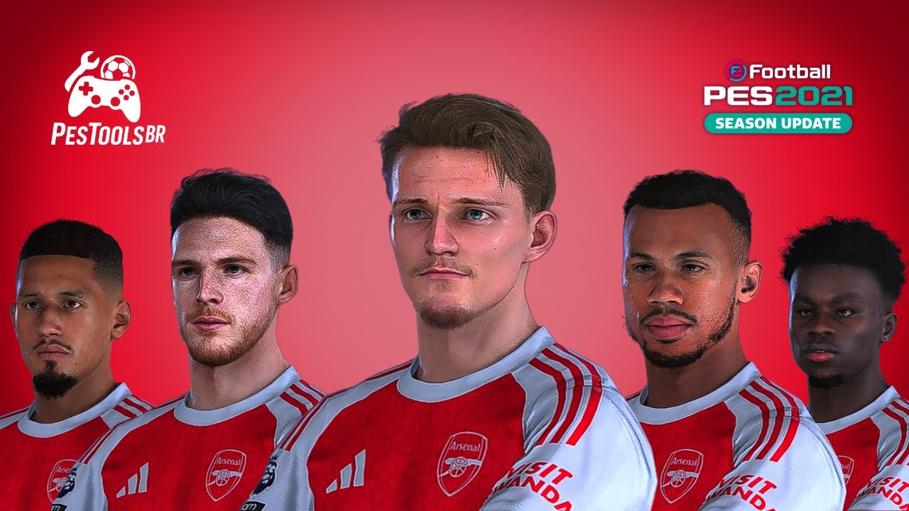 FACEPACK ARSENAL 25/26 | PES 2021 PC - YouTube