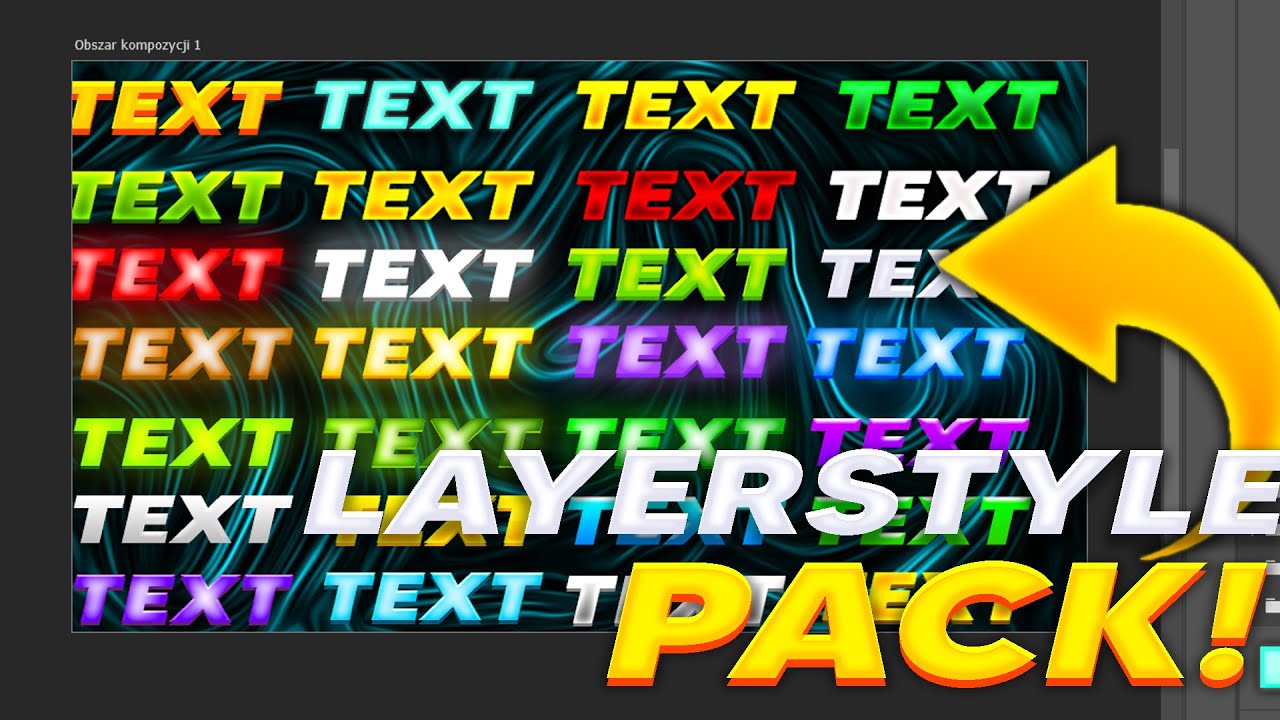 Layer Style Pack! Photoshop. Free download! - YouTube