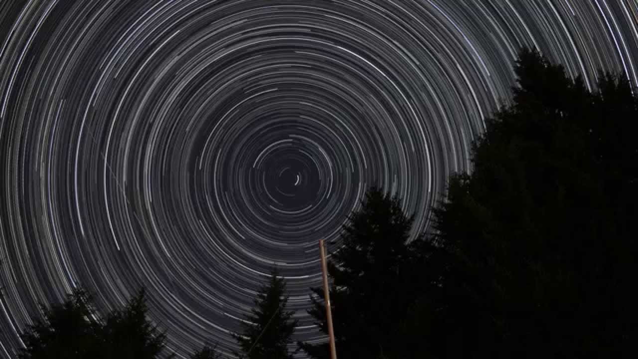 Star Trails of North Celestial Pole ~4 Hours - YouTube