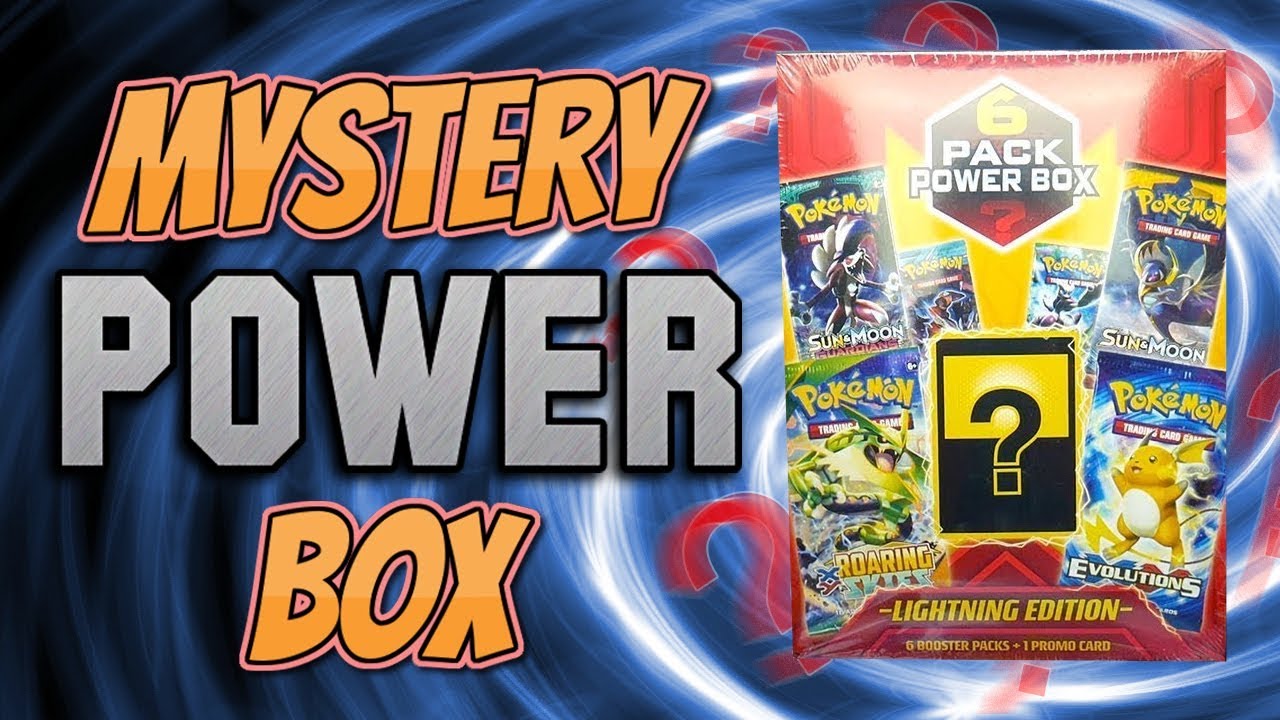Pokemon 6 Power Pack Box - Lightning Edition Opening - YouTube