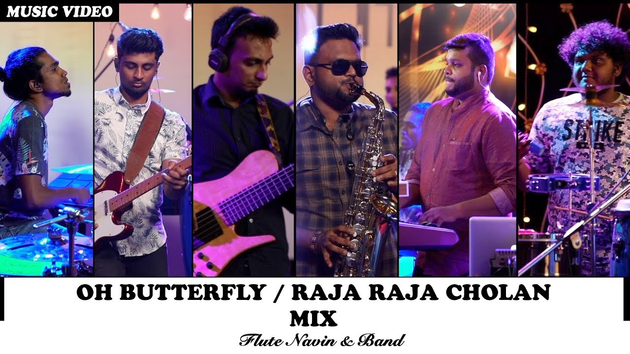 Aadhan Music | SE01 S05 | Flute Navin Live | Oh Butterfly / Raja Raja ...