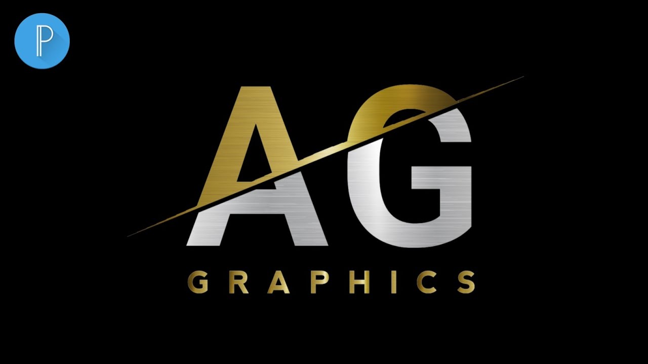A G PROFESSIONAL LOGO DESIGN IN PIXELLAB | TEXT LOGO DESIGN | AVI ...