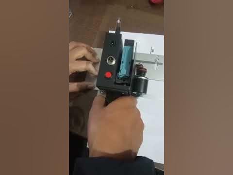 100 mm ( 2 inch) Batch coding machine.# #batchcodingmachine #inkjetprinter - YouTube