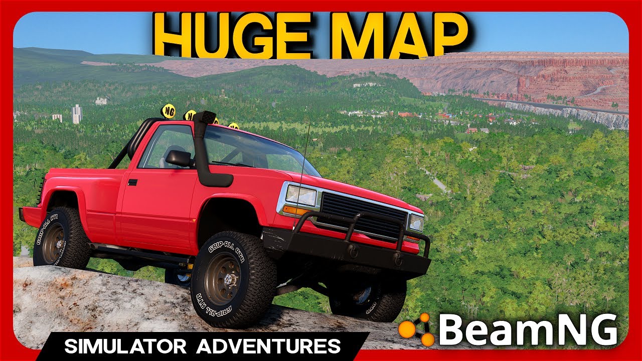 BeamNG JUST GOT BIGGER! - OGC TWO Map Mod - YouTube