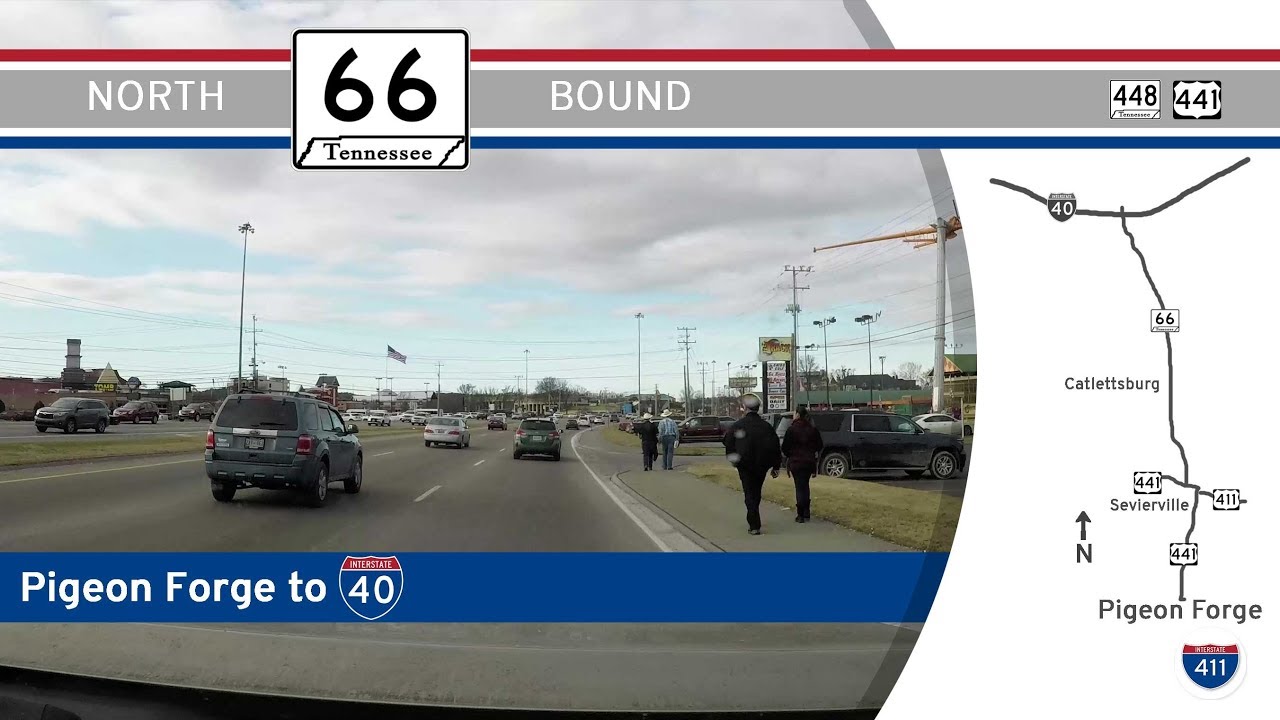 Tennessee Highway 66* - Pigeon Forge to Interstate 40 | Drive America's ...